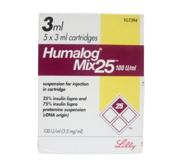 HUMALOG MIX 25 CARTIG - Medehub