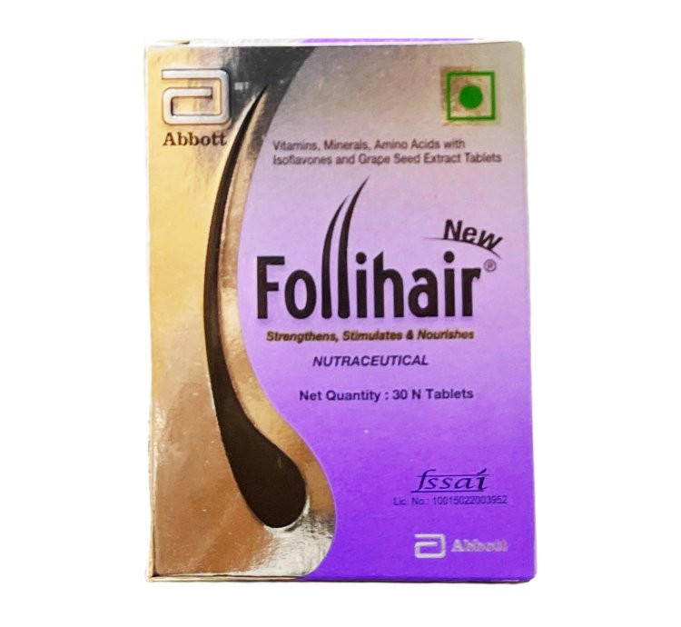 FOLLIHAIR TAB30'S 30'SIntroduction: Follihair is a dietary supplement ...