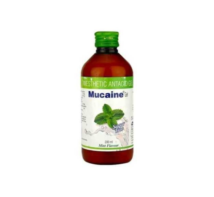 MUCAINE MINT GEL 200ML - Medehub