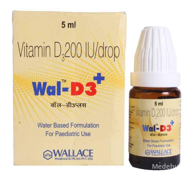 WAL D3 PLUS DROP 5ML - Medehub